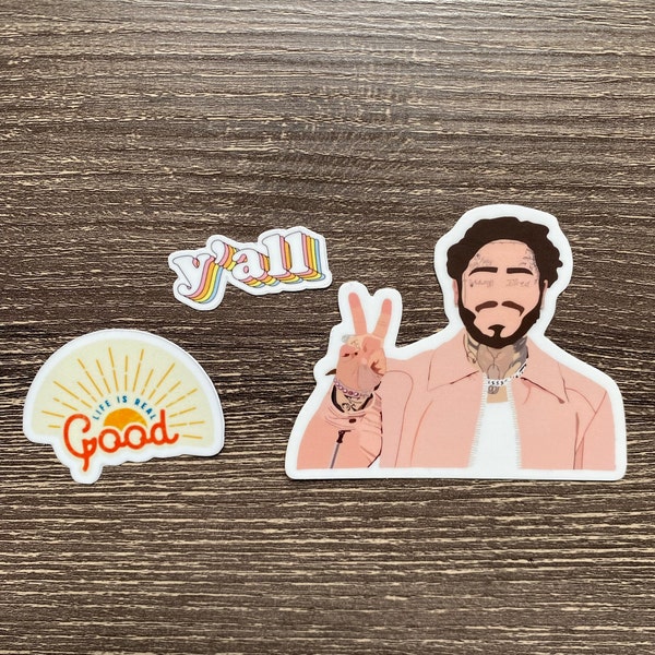 Post Malone Die Cut Vinyl Sticker | Decal | Planner | Journal | Singing ...