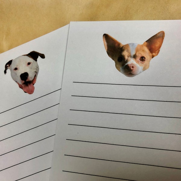 Custom Face Notepad, Custom Dog Notepad, Custom Pet Notepad ...