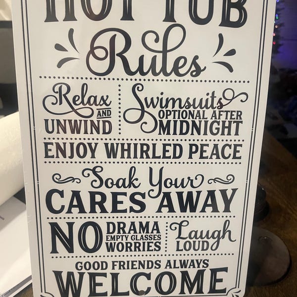 Airbnb Swimming Pool Rules Sign, Pool Rules Sign, Home Décor, Pool Sign ...