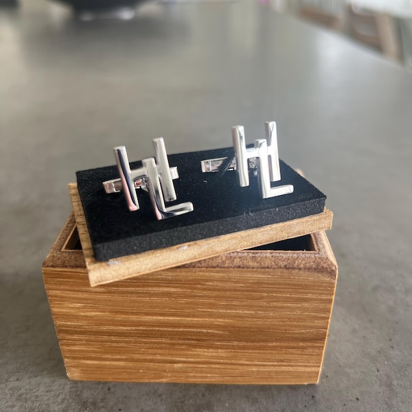Customized Cufflinks - Personalized Name Cufflinks - Groom Wedding ...