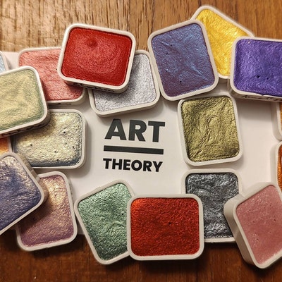 MICA DOTCARDS Handmade Watercolors Mica Metallic Dot Cards Sample Sets ...