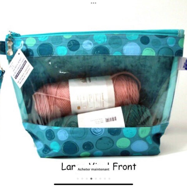 Paint Box Project Tote; Yarn Tote, Project Bag, Shoulder Strap ...