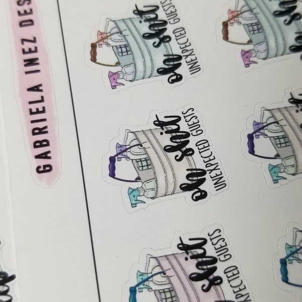 Custom Sticker Contact Cards for Planner Meet Ups & Events - Etsy