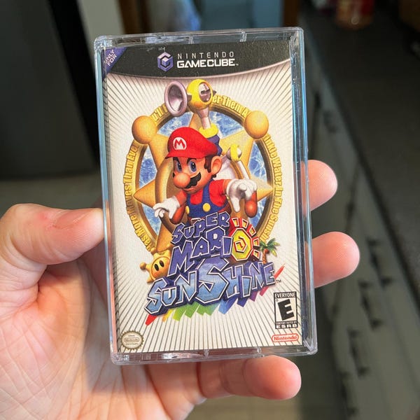 Luigi's Mansion 2001, Nintendo Gamecube Custom Cassette Tape Fanart ...
