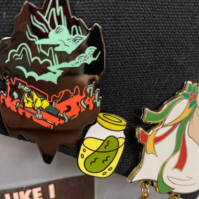 Fried Egg N Bacon Enamel Pins Set / Fried Egg Hard Enamel Pin - Etsy