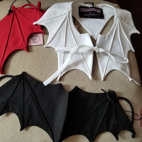 Black Bat Collar - Etsy