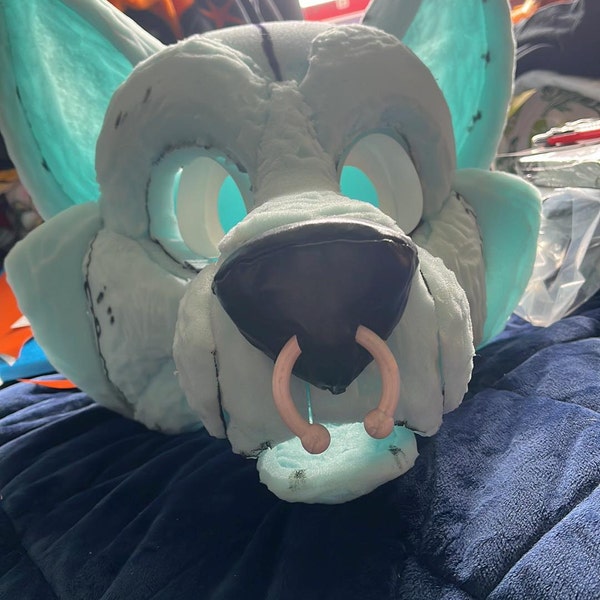 15 Colors Fursuit Muzzle Harness Adjustable Accessory Furry, Cosplay ...