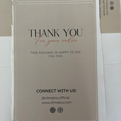 Box Label Template Canva Order Packaging Seal Sticker Editable ...