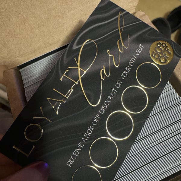 Soft Touch Suede With Raised Foil Business Cards, Calling Cards - Etsy