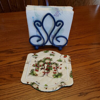 Flowers Shabby Chic Cute Mug Rug Coaster 5 X 5 Whimsical Quilted ...