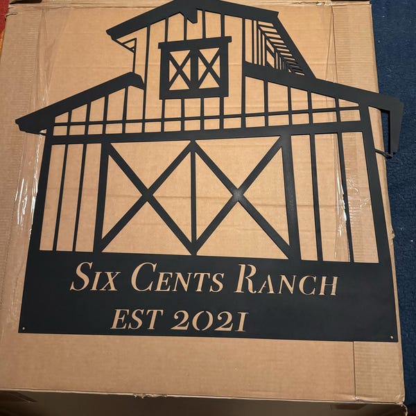 Custom Logo Sign | Personalized Metal Wall Sign | Custom Steel Decor ...