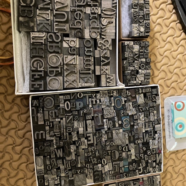 Character Collections of Vintage Letterpress Ornaments/dingbats - Etsy