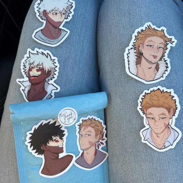 Hawks & Dabi Stickers - Etsy