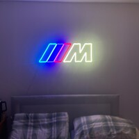 Amg Car Neon Sign / Neon Sign / Logo Neon Sign / Neon Sign Bedroom ...