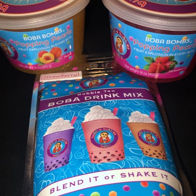 CHERRY BLOSSOM SAKURA Boba / Bubble Tea Drink Mix Powder by Buddha ...