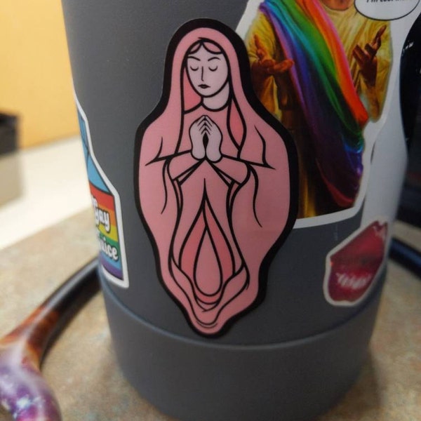 The Virgin Sticker - Etsy