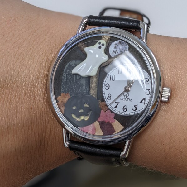 Spooky Halloween Watch With or Without Bats, Glow-in-the-dark Pumpkin ...