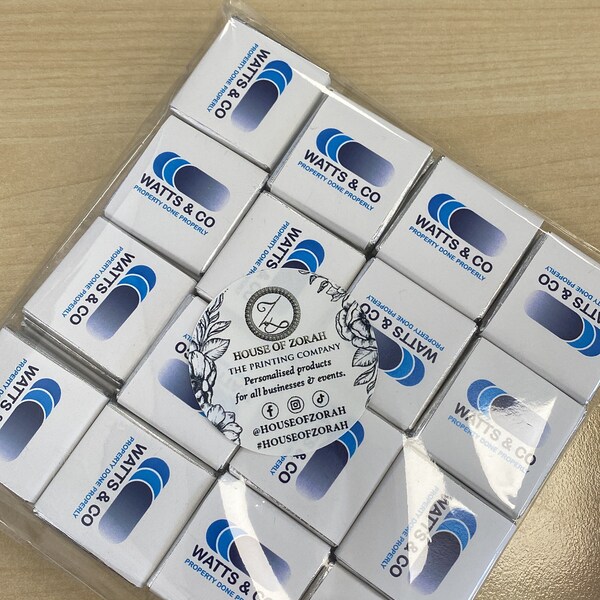 Personalised Custom Business Promotional Chocolates Restaurant, Café ...