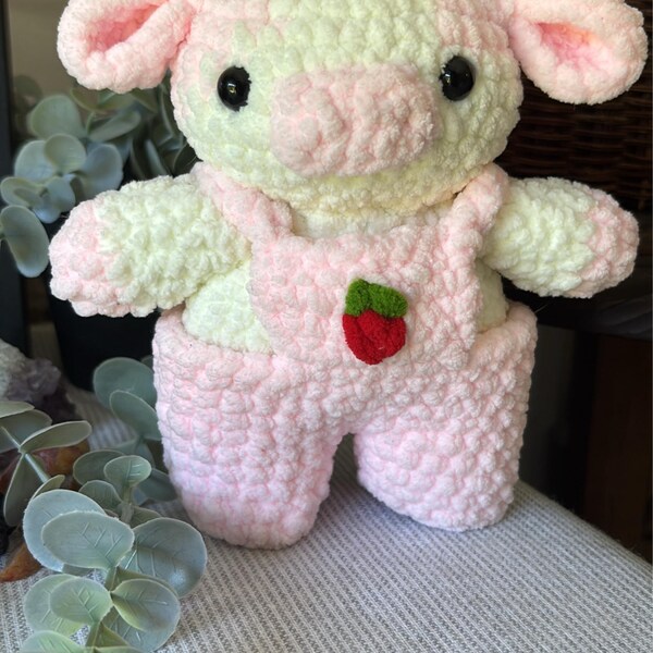 10-in-1 Fruit Cows Crochet Pattern Bundle amigurumi Highland Cow ...