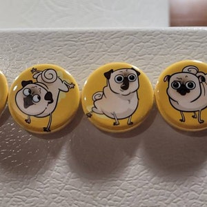 Busy Pug Office Art Funny Office Decor, Office Pug at Work, Working Dog ...