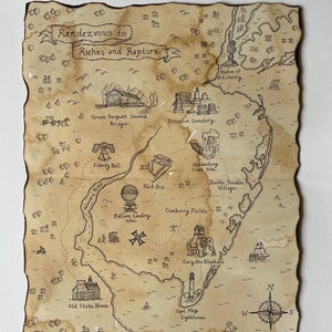 Custom Treasure Map - Etsy