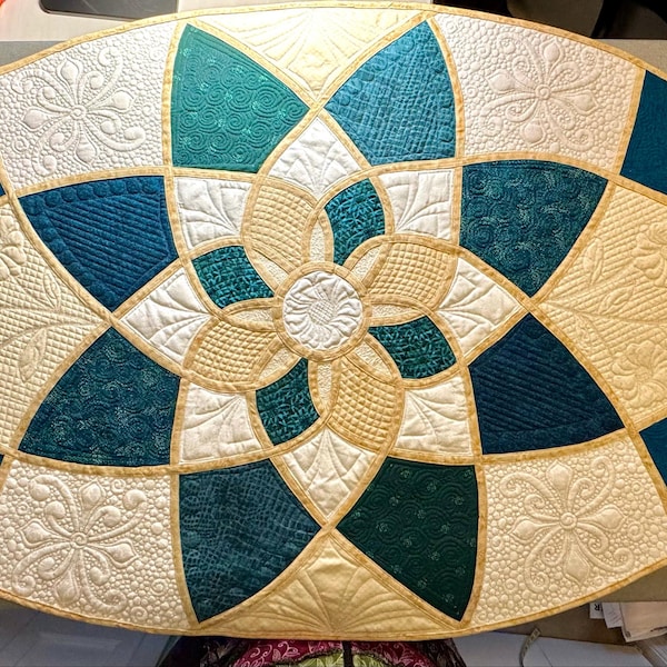 Sunny Dream Tablerunner Pattern - Stained Glass Technique - Etsy
