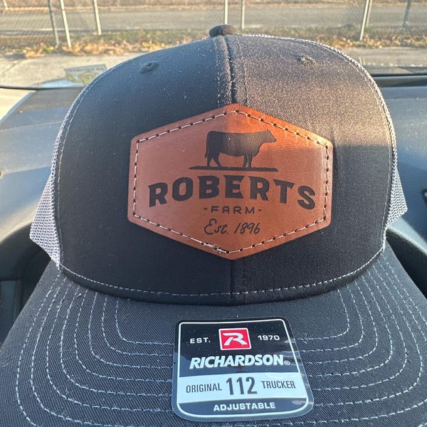Richardson 112FPR ROPE HAT Laser Engraved Leather Patch Hat-pheasant ...