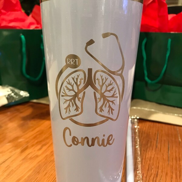 Respiratory Therapist Gift-respiratory Therapist Tumbler-rt Gift-nurse ...