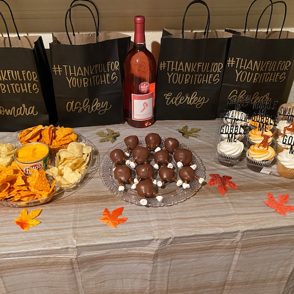 Funny Thanksgiving Decorations, Friendsgiving Decorations, Thanksgiving ...