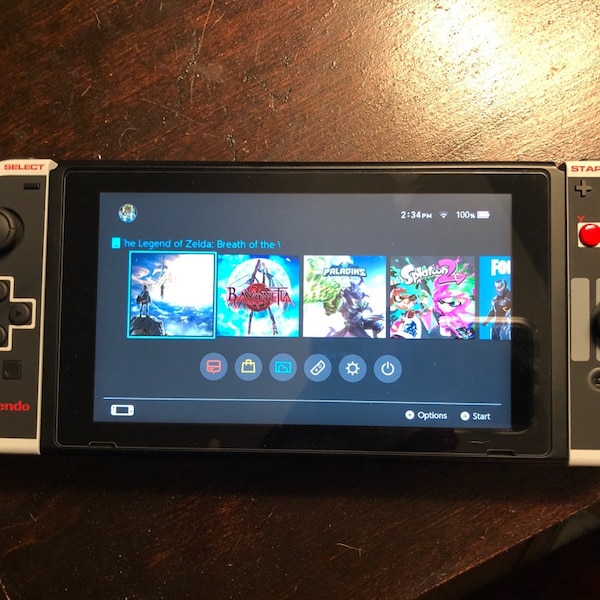 Custom NES Nintendo Themed Nintendo Switch Joy-con Joycon Controllers ...