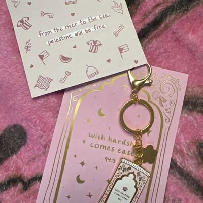 Keychain It's Boba Time,hijabi With Boba Keychain,cute Boba Keychain ...