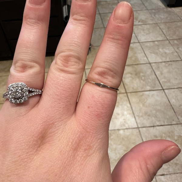 Tiny Initial Ring, Gold Fill or Sterling Silver, Personalizable Letter ...