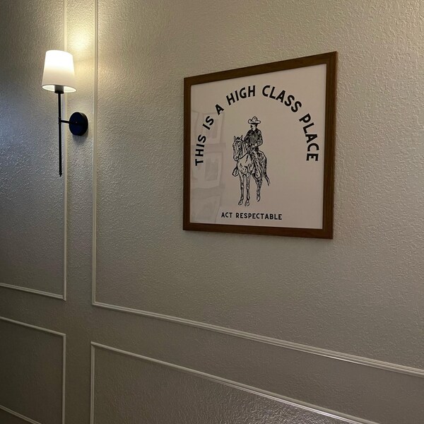 Western Art Print, Western Decor, Southwestern Wall Art, This is a High ...