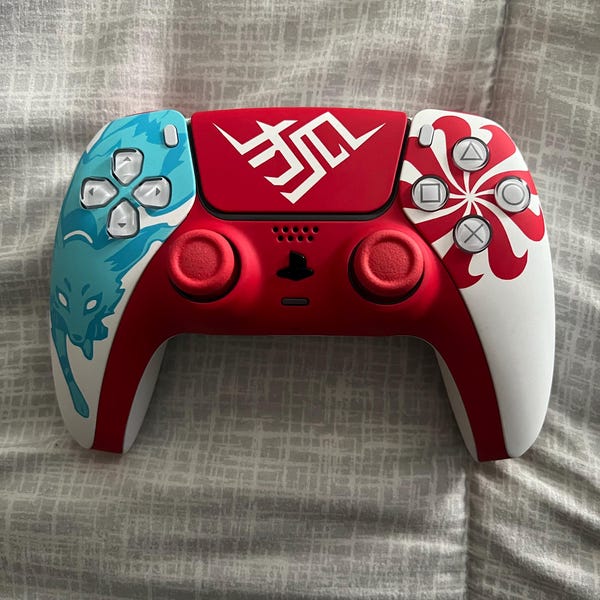 Custom Overwatch Kiriko Kamori Themed Playstation 5 PS5 Dualsense ...