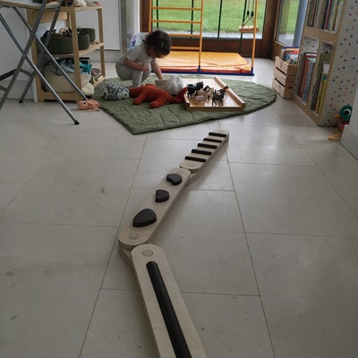 Double-sided Balance Beam Set From 8, Wooden Balance Board, Montessori ...