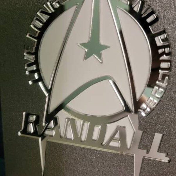 Personalised Vulcan Cake Topper - Etsy