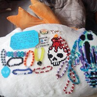 Dinosaur Perler Kandi, Dinosaur Perler Bracelet, Perler Kandi Bracelet ...