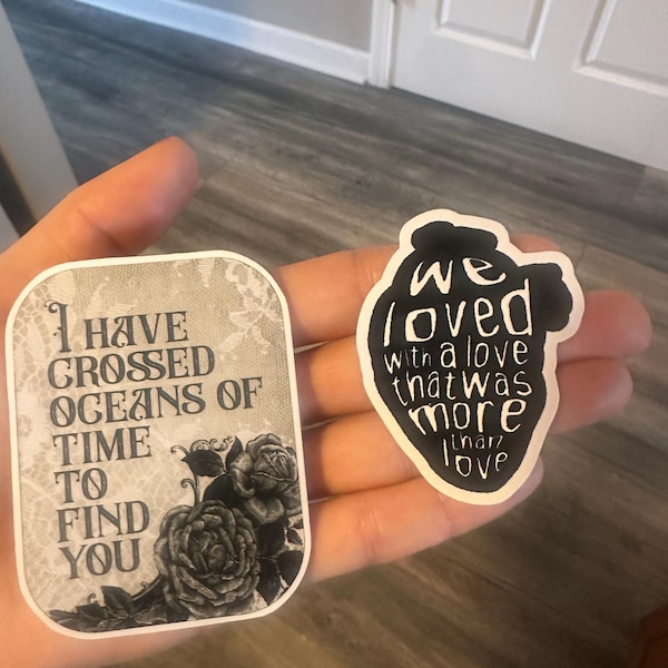 Vinyl Waterproof Sticker Dracula Inspired I Have Crossed Oceans of Time ...