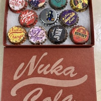 10 Fallout Unofficial Bottle Caps or Fridge Magnets in Weathered/clean ...