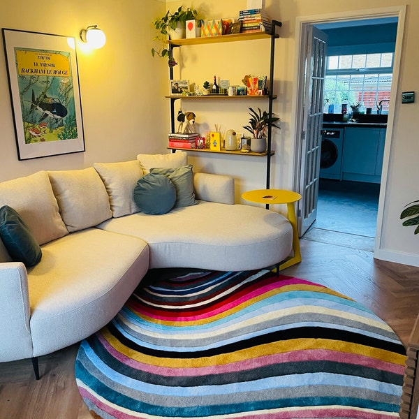 Custom Tufted Rugs Personlised Rugs Logo Rugs Handmade Circle Rug ...