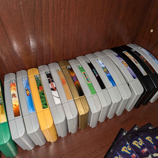 N64 "half Width" End Labels - Entire US Library + Variants + Player's ...