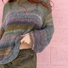 KNITTING PATTERN: BASIC Open Knit Sweater - Etsy