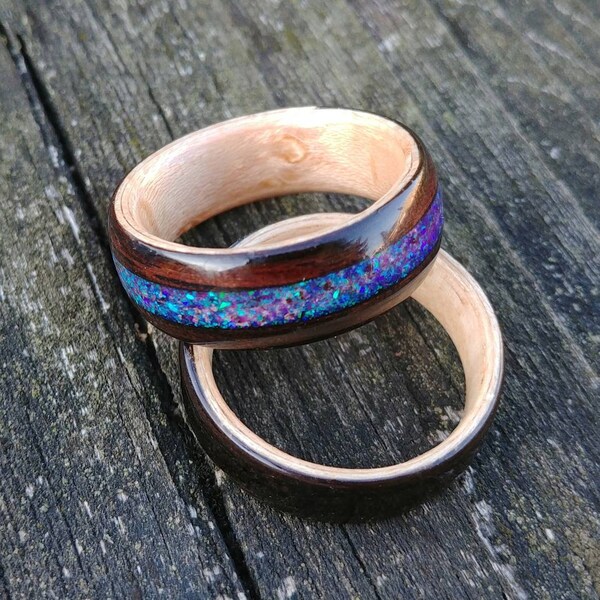 Crushed Opal - "indigo" / Premium Inlay Material for Ring Jewelry ...