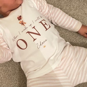 Girls Personalised Birthday Pjs Birthday Pyjamas 1st - Etsy UK