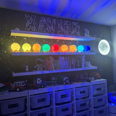 Lunar Wall Lamp, Your Own Full Moon at Home, Night Light Moon Wall ...