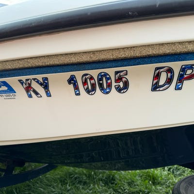 2 Inch Tall Racing Numbers Vinyl Decals Stickers MX ATV Boat Car Truck ...