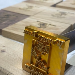 Custom Ice Stamp Made in USA Stamp Logo Ice Ice Branding - Etsy