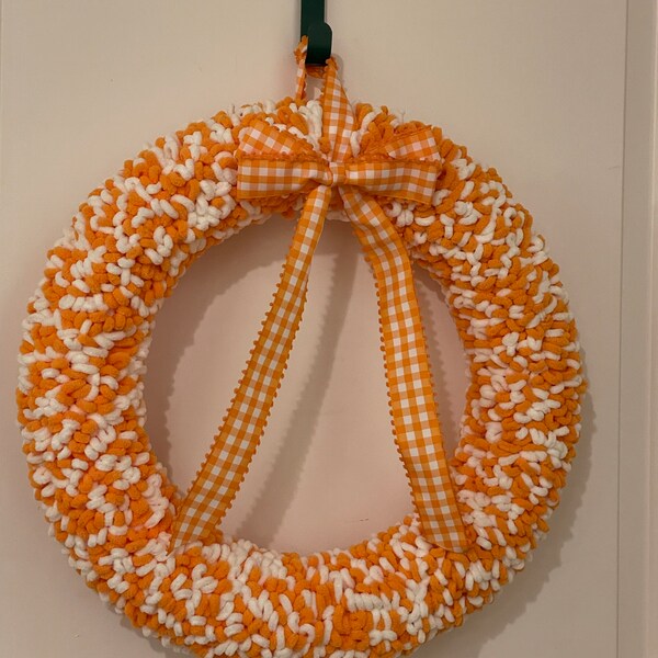 Tennessee Garland, Orange and White Checkerboard Banner, School Spirit ...