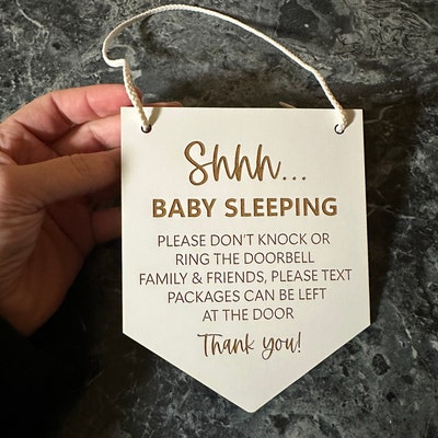 Wooden Baby Announcement Sign, Baby Footprint Sign, Baby Birth Stats ...