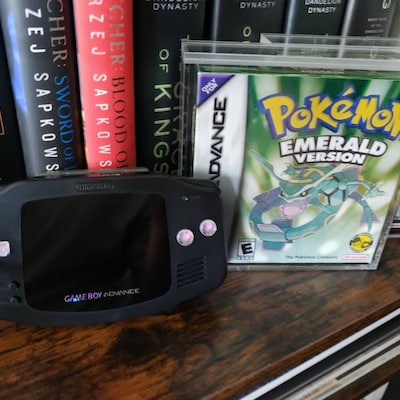 Custom IPS V3 Backlit Nintendo Gameboy Advance Solid Black/opal by ...